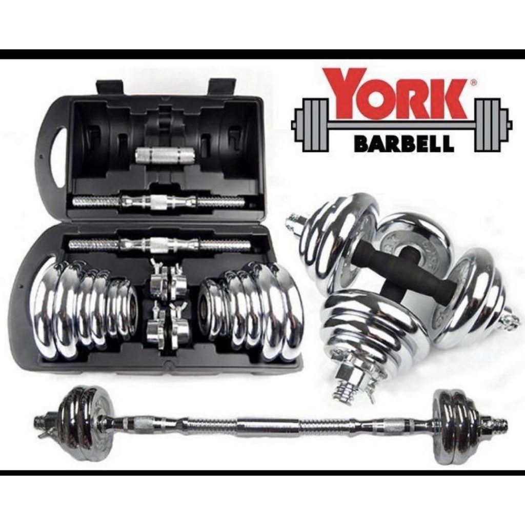 York 20 kg Adjustable Dumbbell | York 20kg Dumbbell Set Adjustable ...